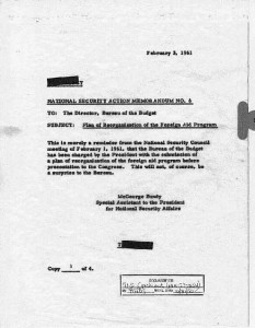 JFK National Security Action Memorandums - NSAMs | Assassination of JFK